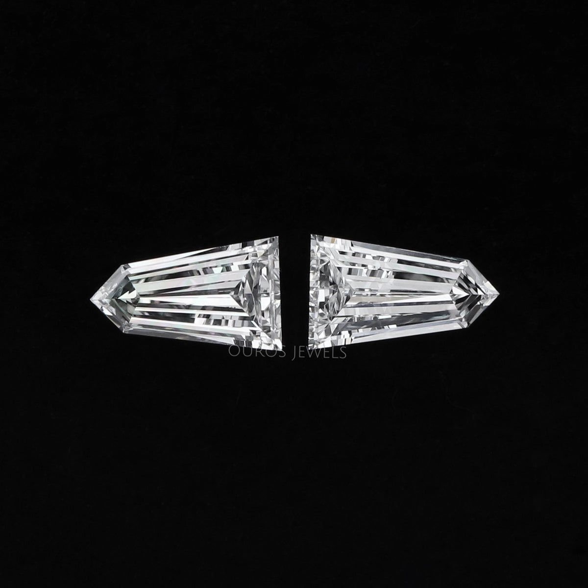 Bullet Cut Diamond With Loose Pair — Ouros Jewels