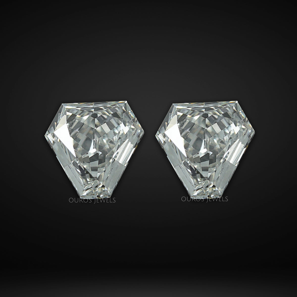 Matching Calf Cut Diamond Pairs — Ouros Jewels