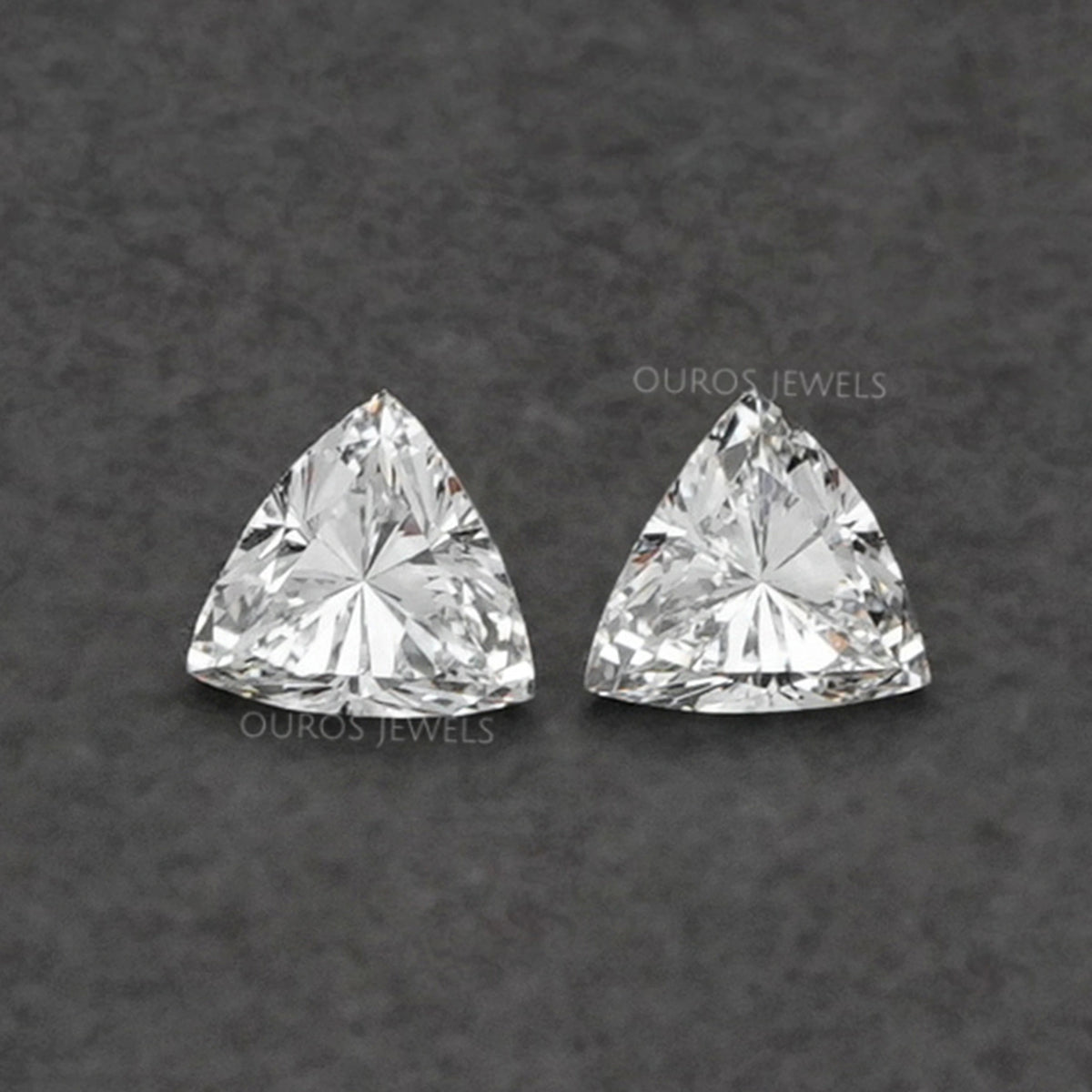 Trillion Cut Lab Grown Diamond — Ouros Jewels